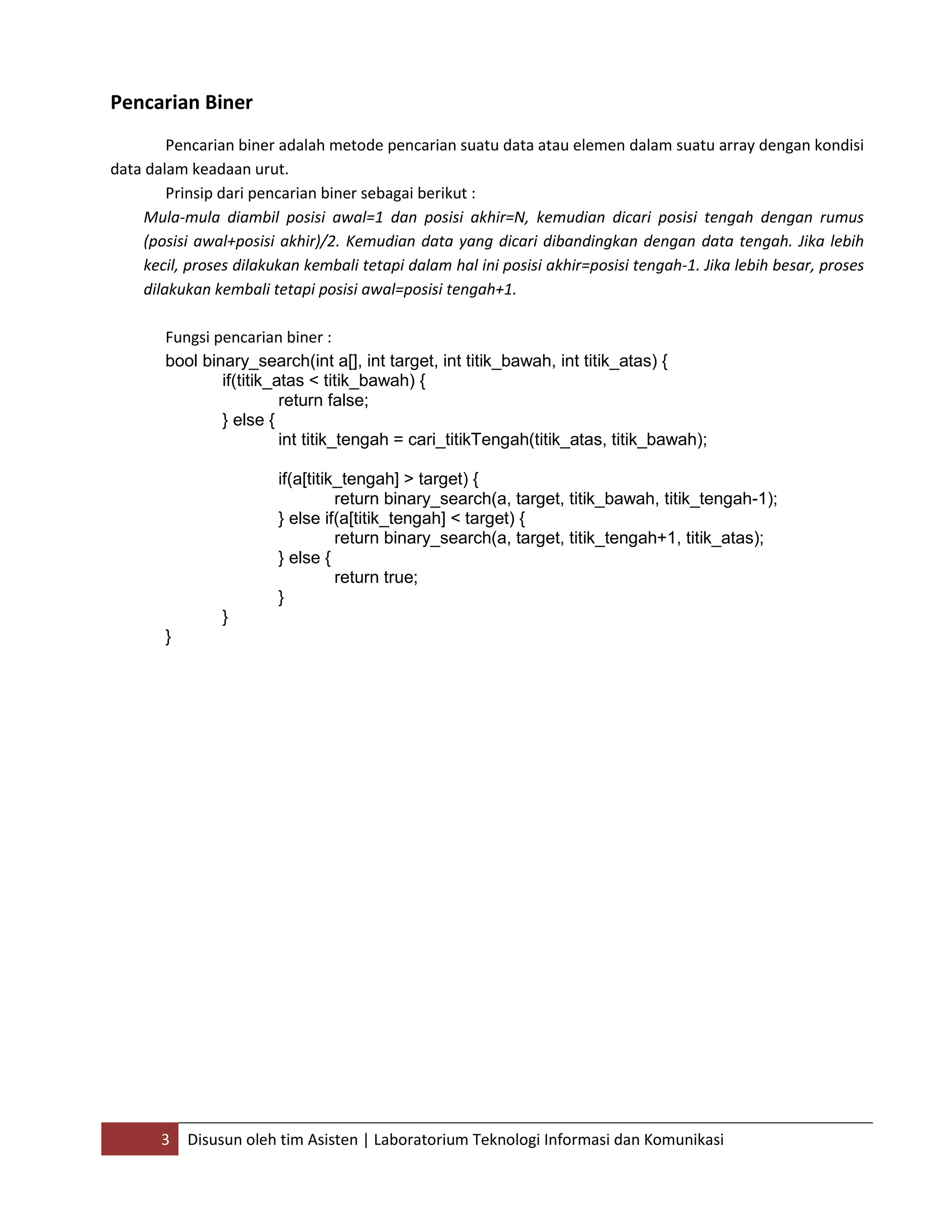 Ifc modul 5 (searching) | PDF