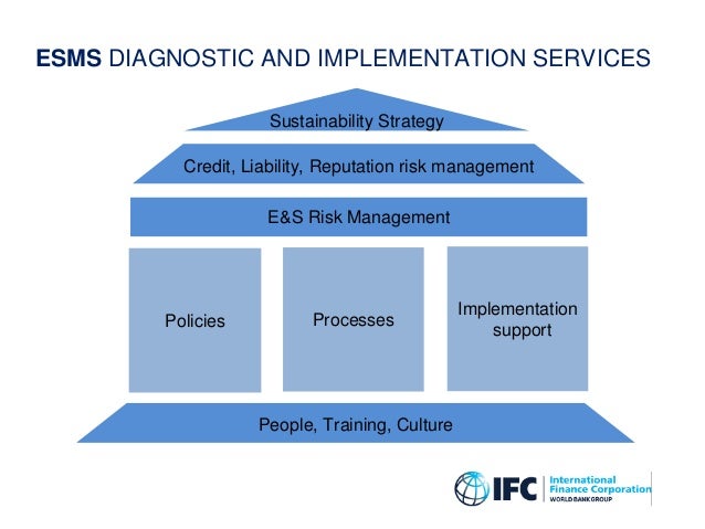 IFC - PROMOTING ENVIRONMENTAL AND SOCIAL RISK MANAGEMENT (ESRM) IN TH…