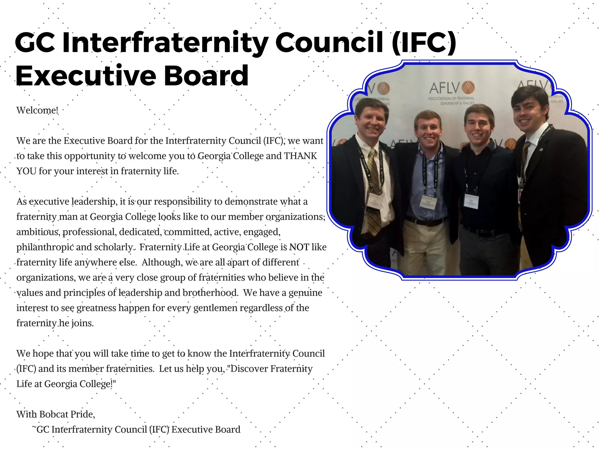 Georgia College 2017 IFC Recruitment Guide | PPT | Free Download