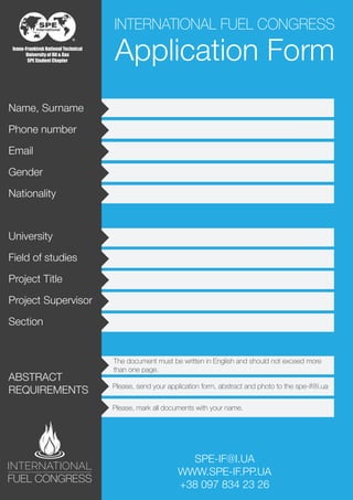 Ifc application form (2) (1) | PDF