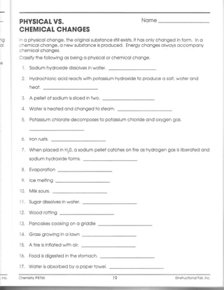 If chemistry workbook ch099 a | PDF