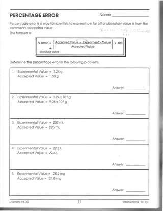 If chemistry workbook ch099 a | PDF