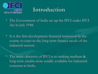 IFCI | PPT