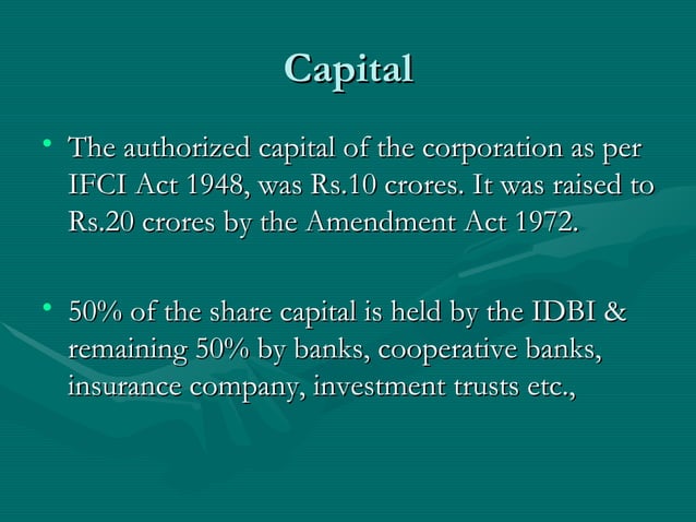 IFCI | PPT