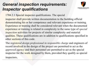 Special Inspection of Firestopping - IFC Webinar 2014 | PPTX