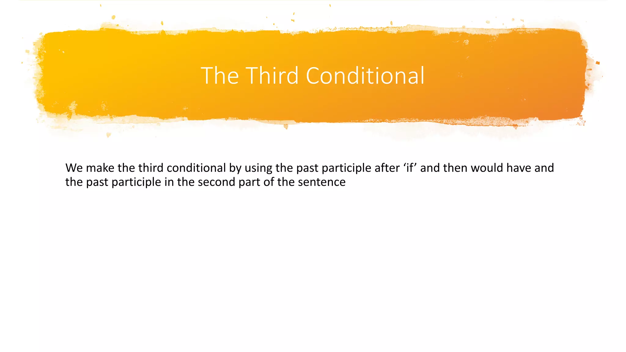 If clause powerpoint | PPTX