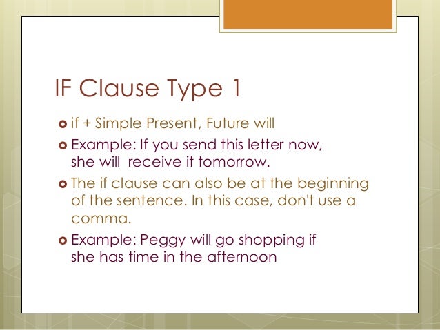 If Clauses