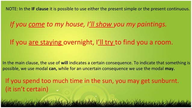 If clauses | PPT