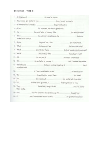 If clauses | PDF