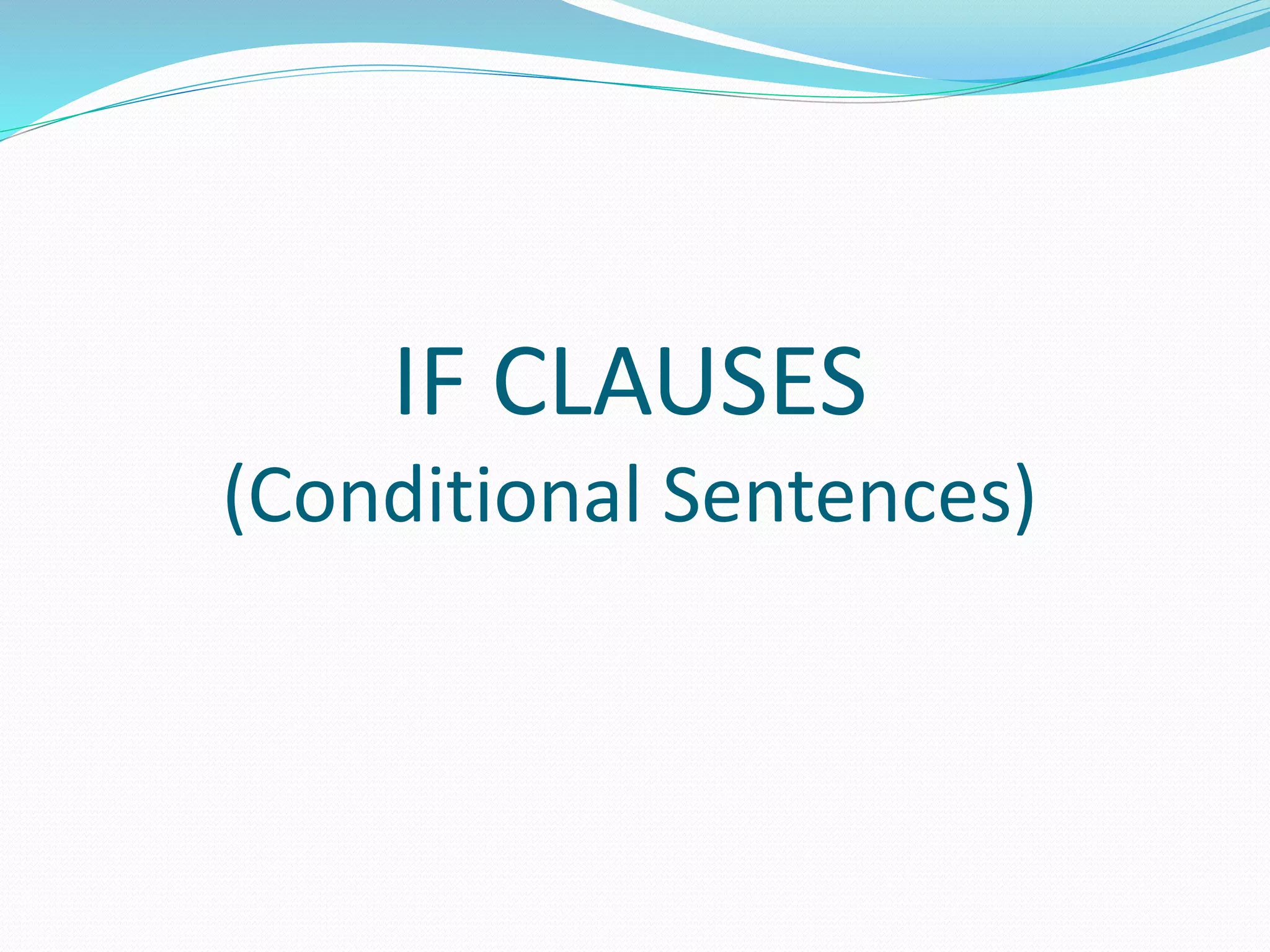 If Clauses.pptx