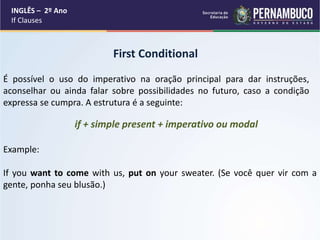 IF CLAUSES Presentation.pptx Linguagens, Códigos e suas Tecnologias ...