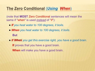 If conditionals kaz w ex | PPT