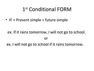 If conditionals ppt | PPT