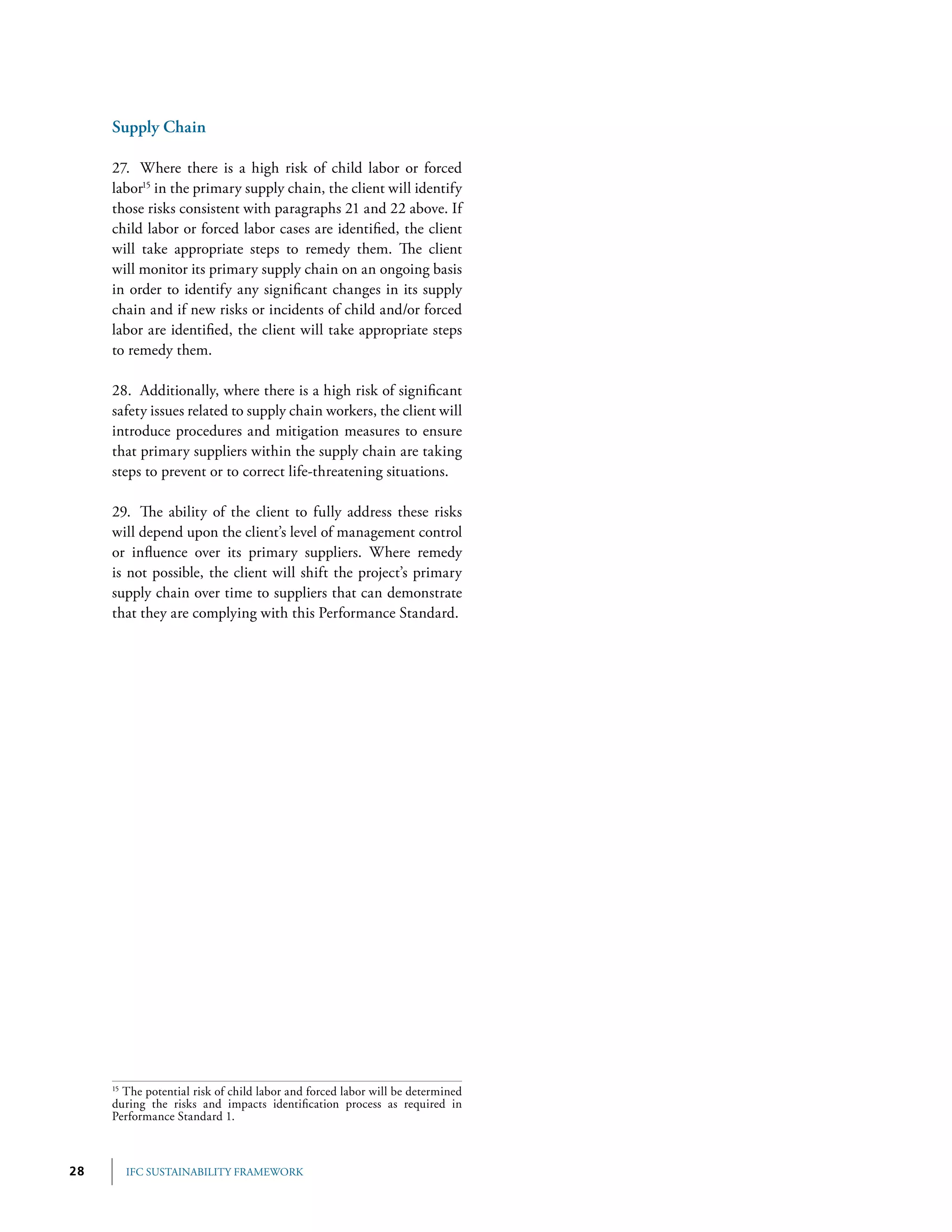 Ifc Sustainability Framework Pdf