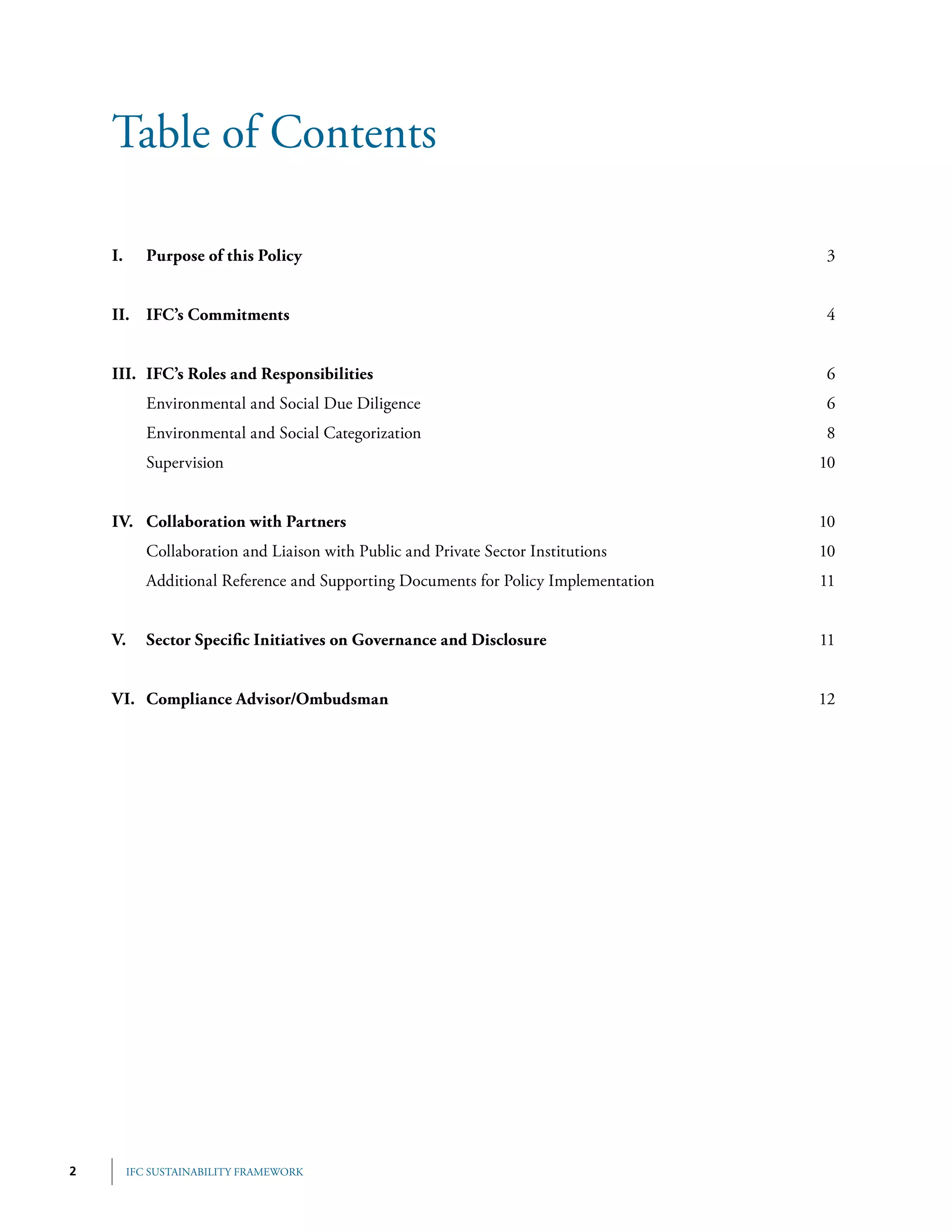 Ifc sustainability +framework | PDF