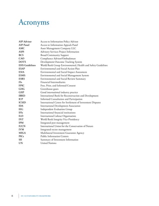 Ifc sustainability +framework | PDF