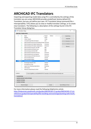 IFC Workflow Guide | PDF