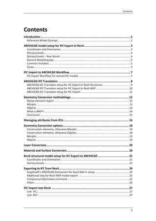 IFC Workflow Guide | PDF