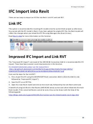 IFC Workflow Guide | PDF