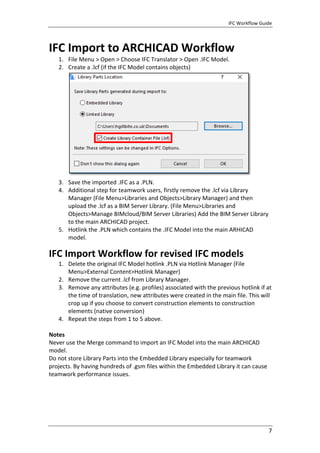 IFC Workflow Guide | PDF