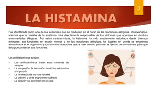 FARMACOS ANTIHISTAMINICOS | PPTX