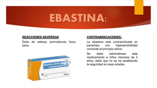 FARMACOS ANTIHISTAMINICOS | PPTX