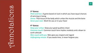 IF by Rudyard Kipling- Detailed Summary and Analysis | PPT