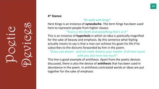 IF by Rudyard Kipling- Detailed Summary and Analysis | PPT