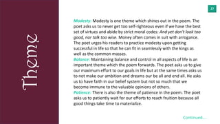 IF by Rudyard Kipling- Detailed Summary and Analysis | PPT