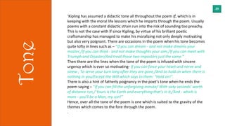 IF by Rudyard Kipling- Detailed Summary and Analysis | PPT | Poetry ...
