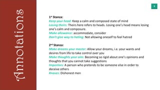 IF by Rudyard Kipling- Detailed Summary and Analysis | PPT