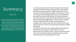 IF by Rudyard Kipling- Detailed Summary and Analysis | PPT