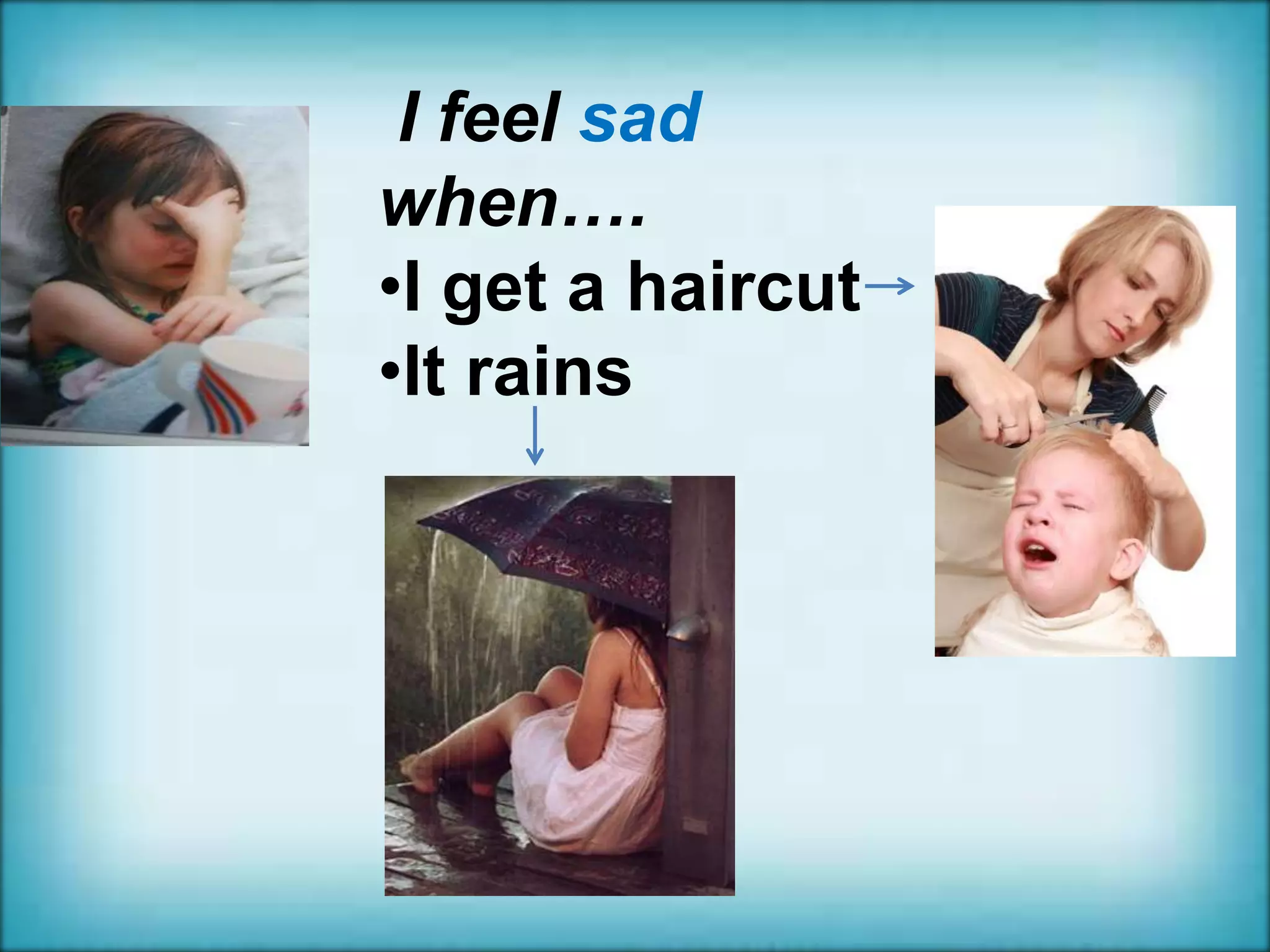 I feel happy, sad or angry when.... | PPT