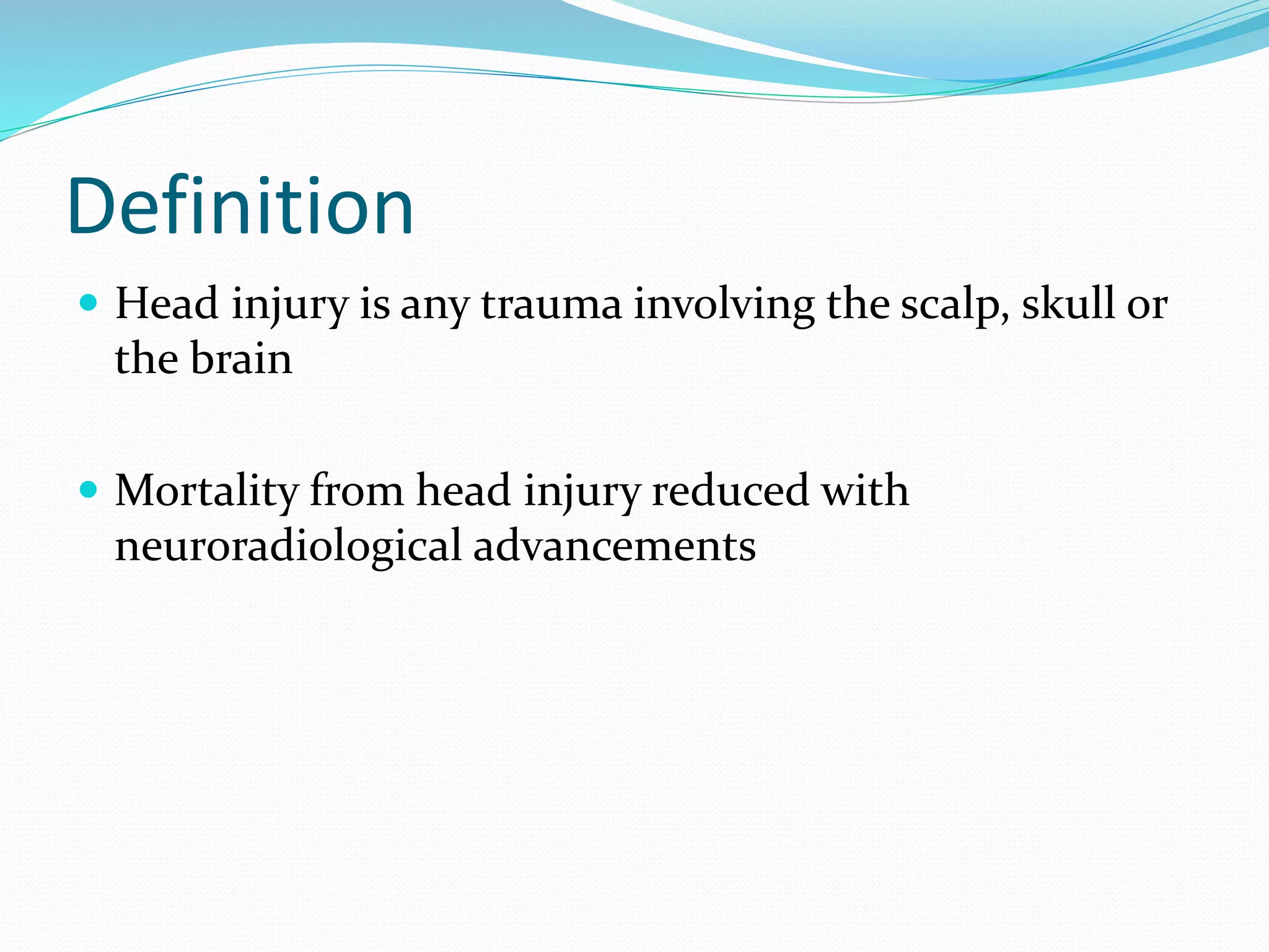RADIOLOGY OF head injury | PPTX