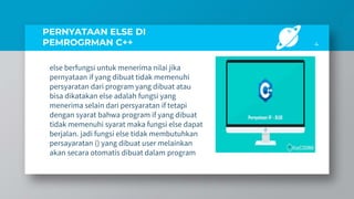 kondisi If else | PPTX