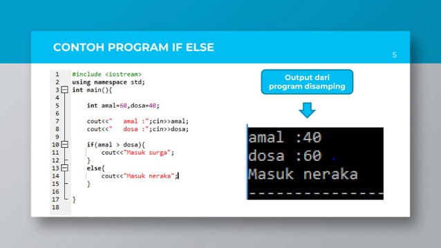 kondisi If else | PPT
