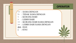 IF ELSE DAN ELSE IF.pptx