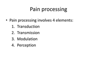 pain management | PPTX