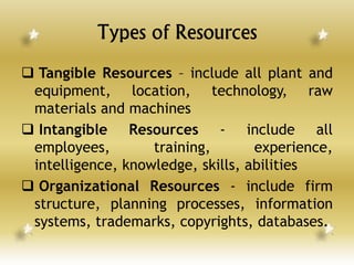 IFE, RBV, Porter's | PPTX