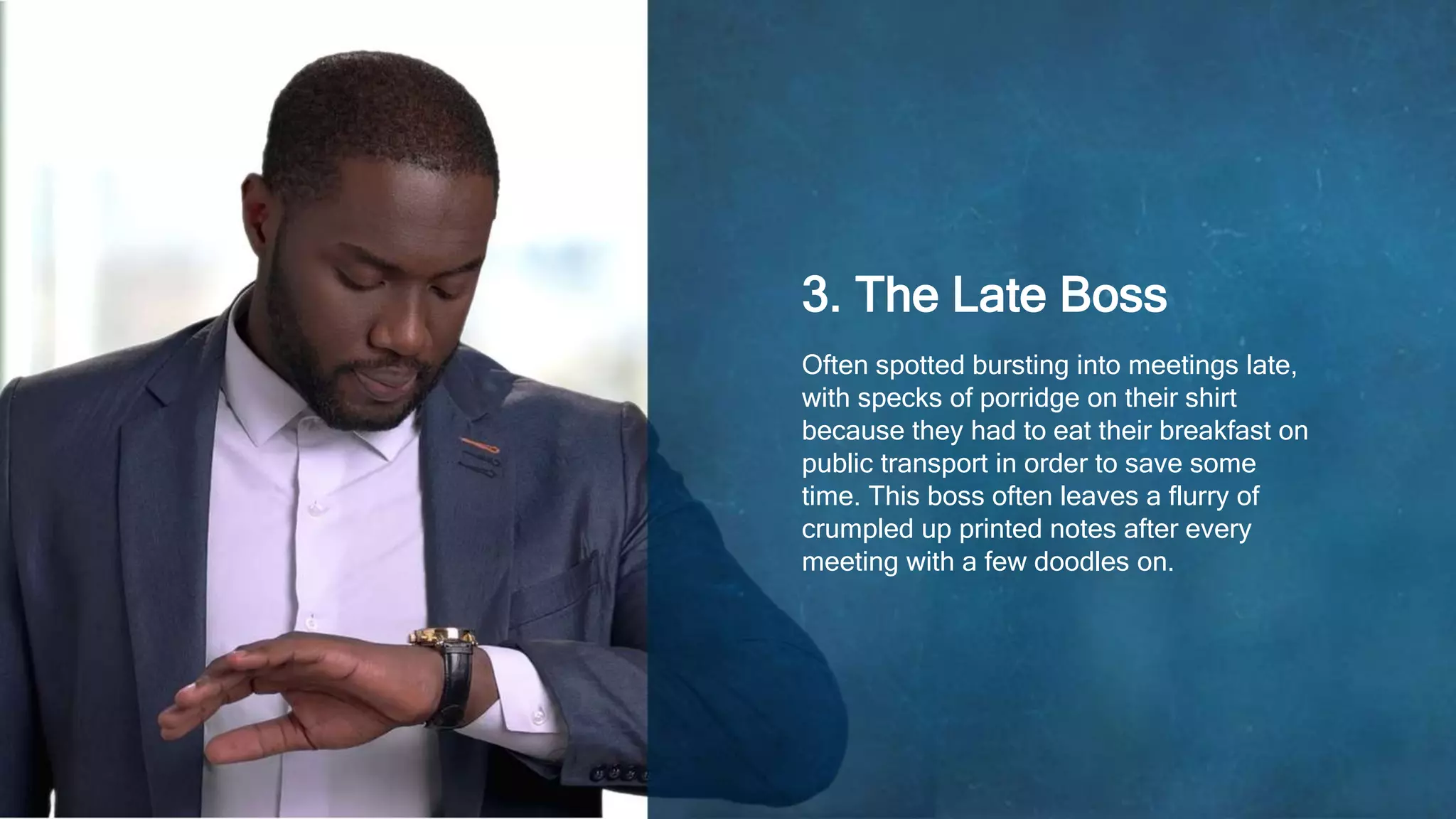 Ten Types of Bosses We Have All Encountered | PPT