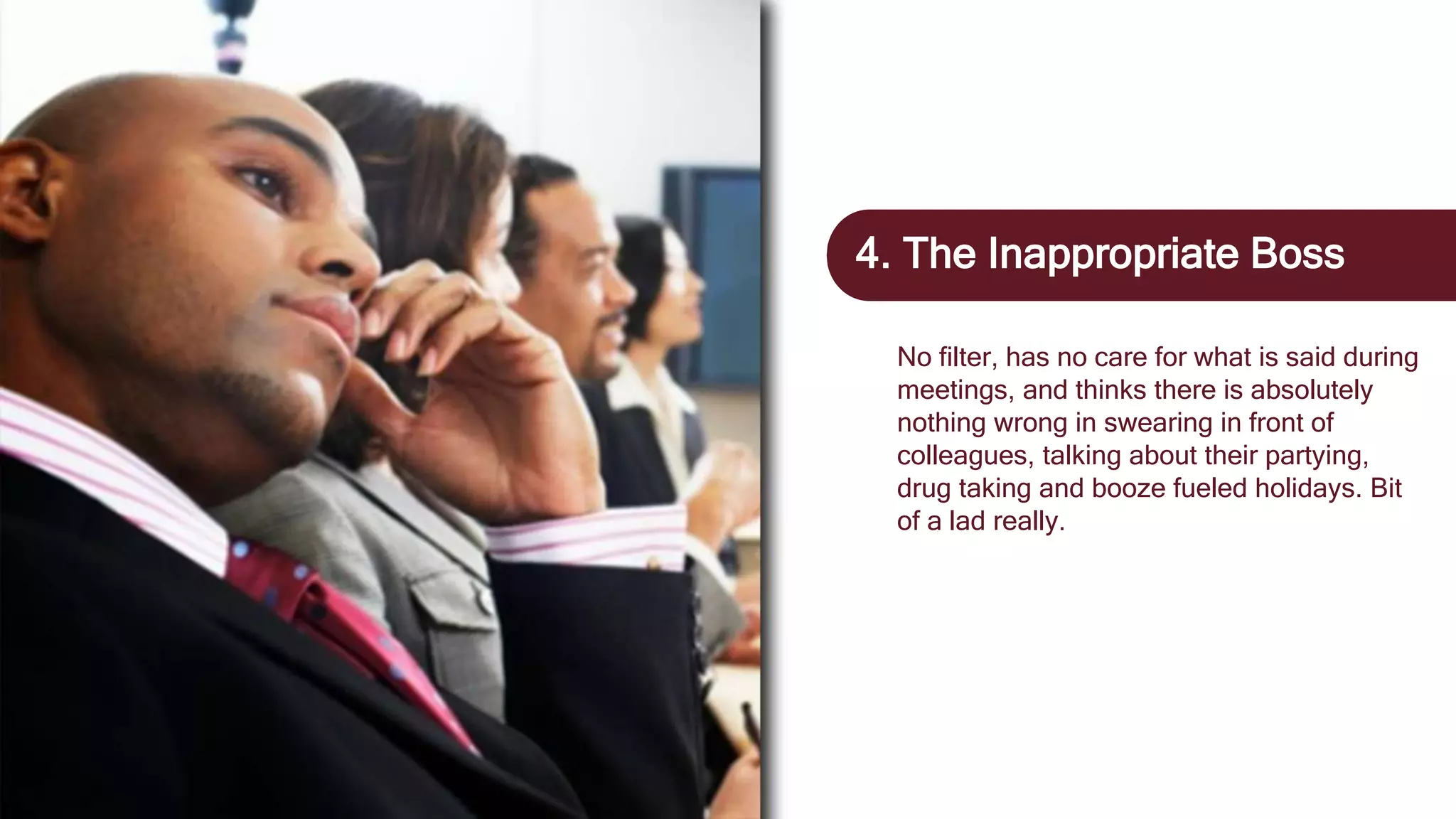 Ten Types of Bosses We Have All Encountered | PPT