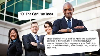 Ten Types of Bosses We Have All Encountered | PPT