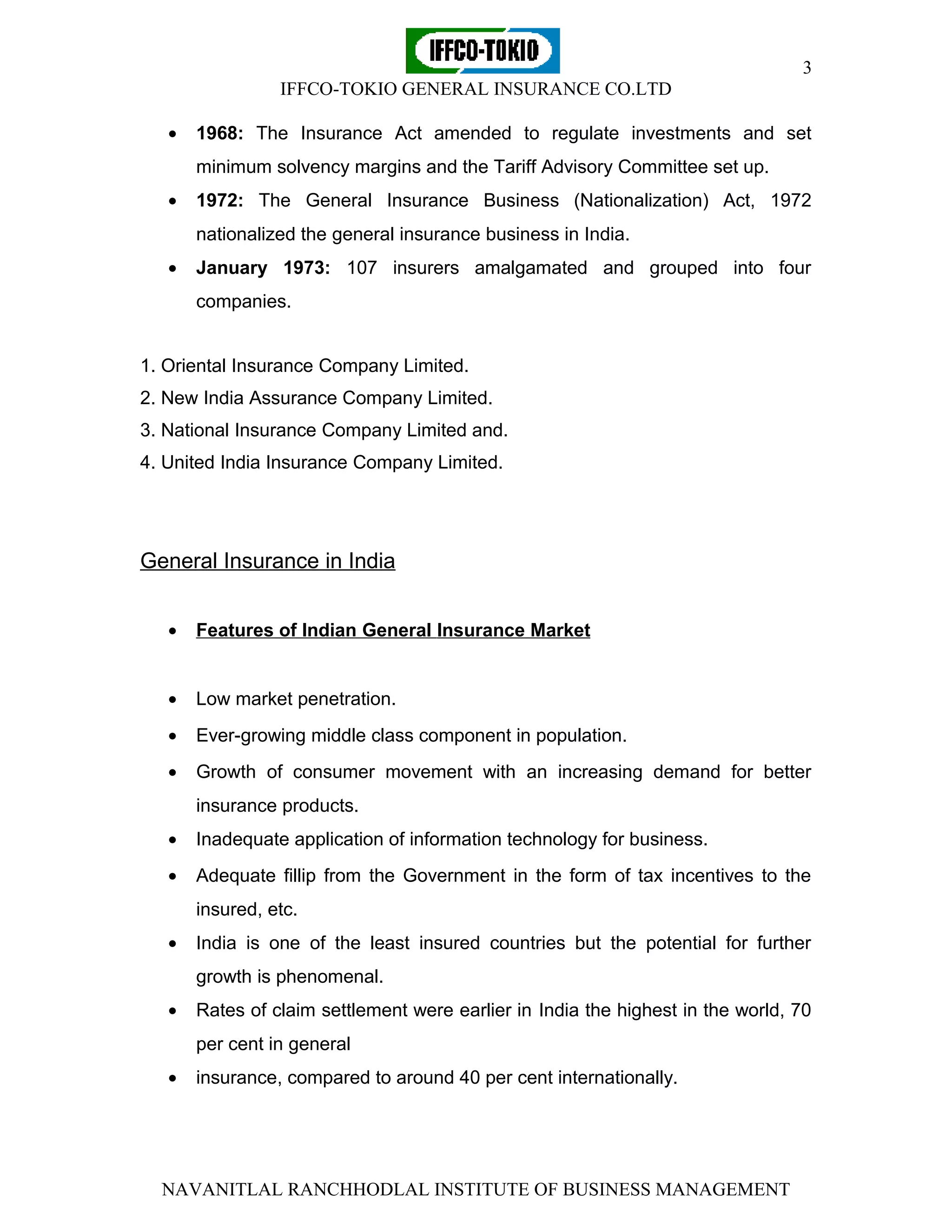 Iffco tokio general insurance co.ltd