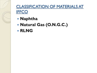 Iffco Kalol Unit | PPTX