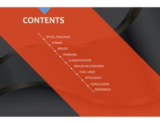 steam boiler IFFCO, Phulpur PPT | PDF