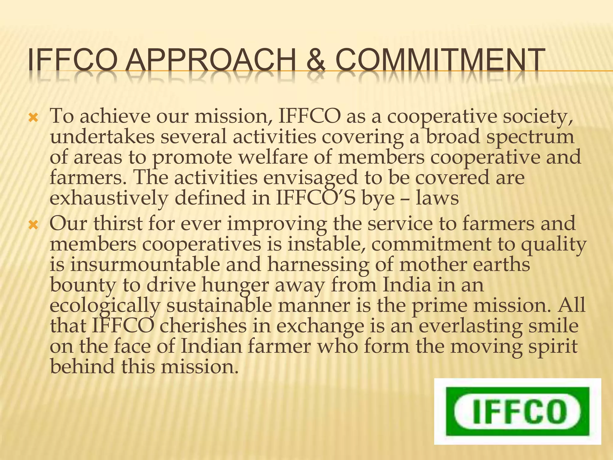 Iffco presentation 2015 | PPTX