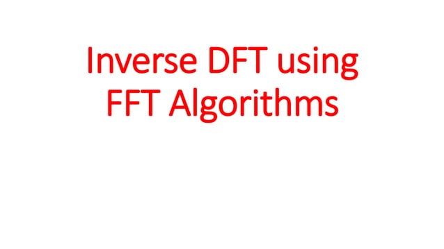 Ifft | PPTX