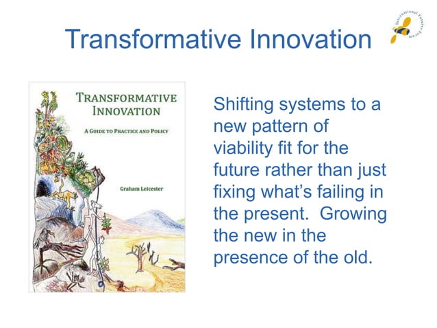 IFF Three Horizons Framing Transformative Innovation | PPT