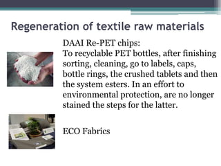 Fashion: Sustainability and Creativity | PPTX