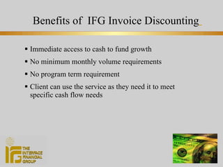 What is IFG? | PPT | Business Loans | Business Banking & Finance
